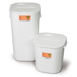 Stackable Sharps-Tainer™- Polypropylene, Chemo Waste Container | Medegen