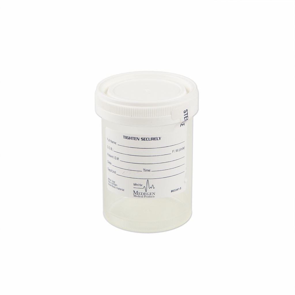 Standard Specimen Containers – Sterile | Medegen
