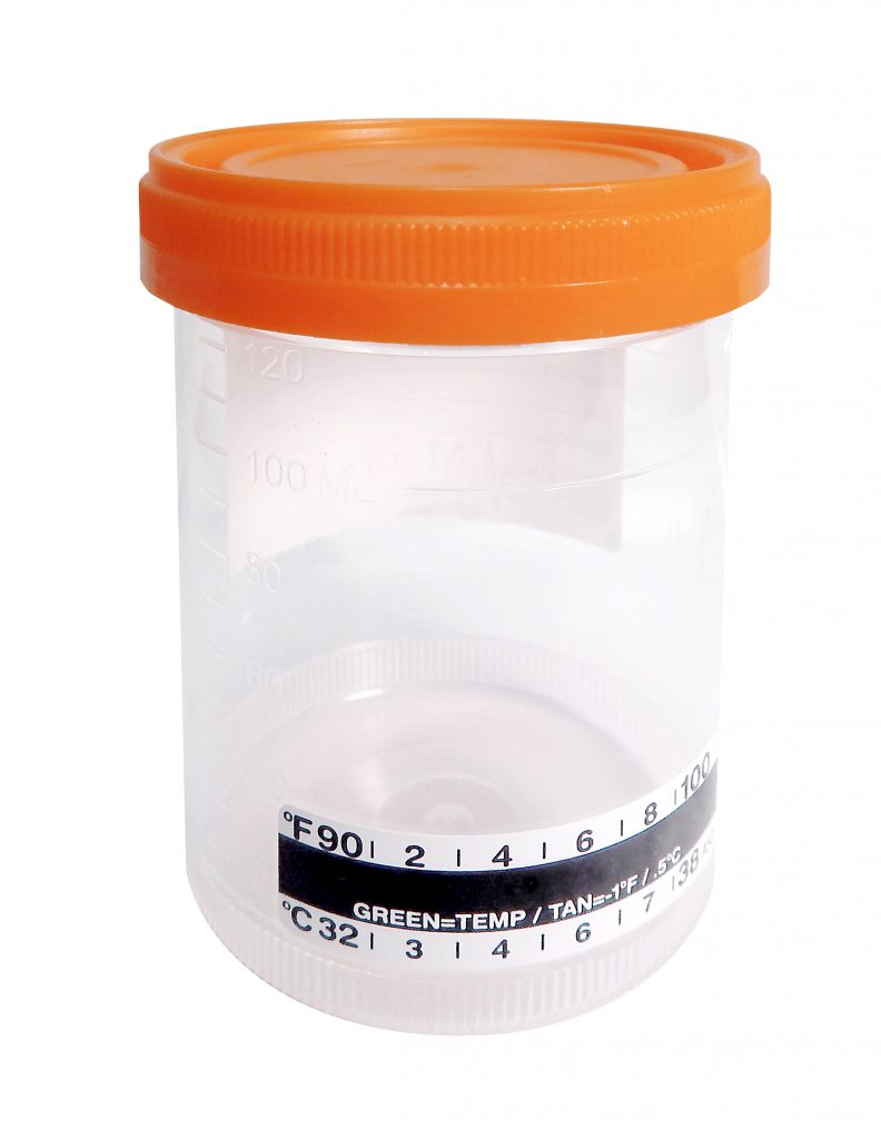Temperature Strip Specimen Containers - Sterile (4945)
