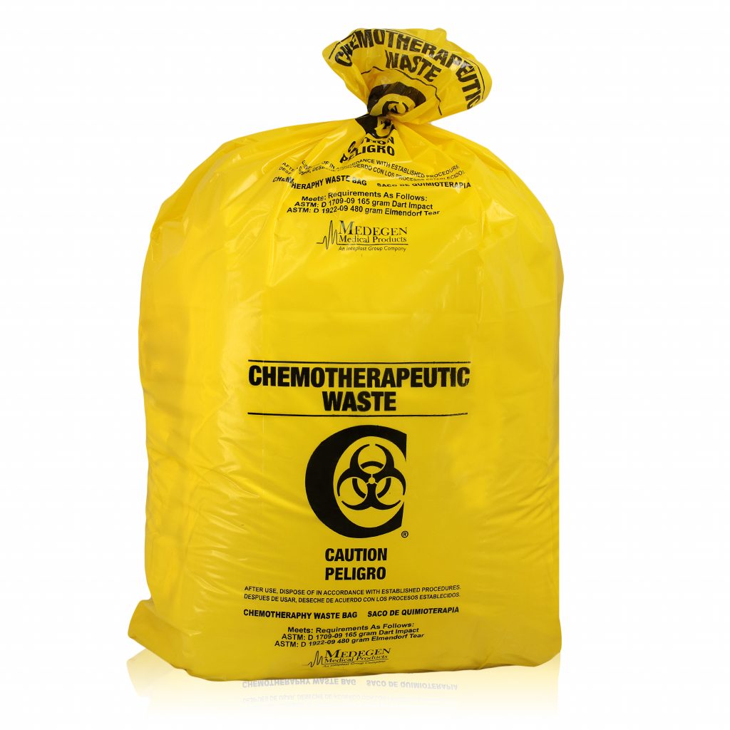 Chemotherapy Waste Bags – CYTA Symbol, Meet A.S.T.M. Dart Impact ...